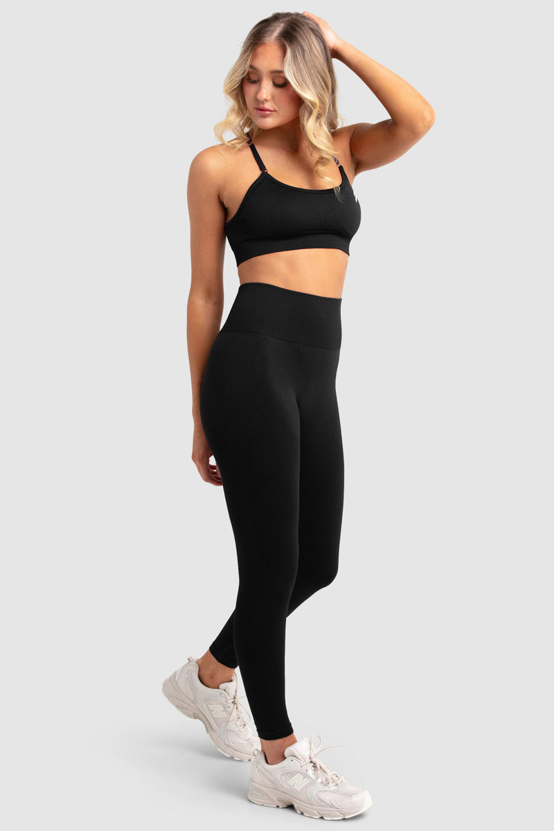 Impact Seamless Leggings - Jet Black – DOYOUEVEN