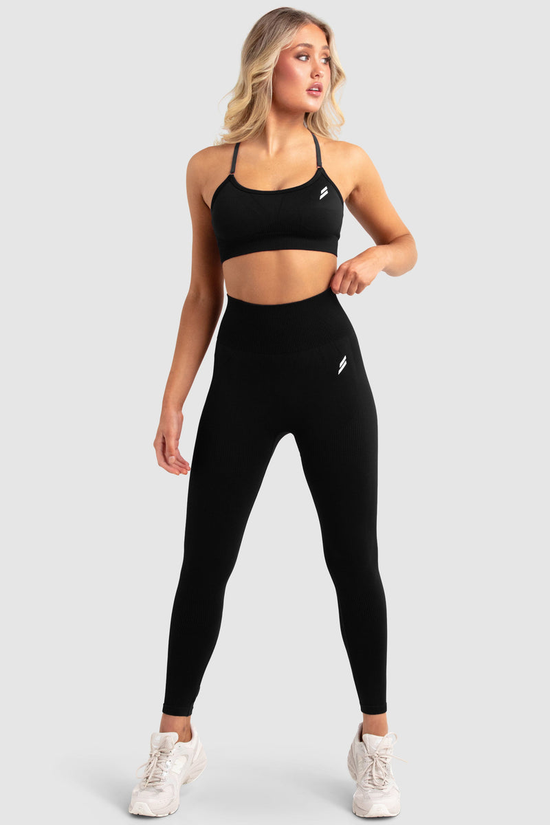 Impact Seamless Leggings - Jet Black – DOYOUEVEN