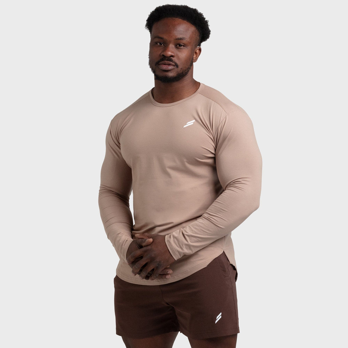 Mark Drop Long Sleeve - Light Taupe – DOYOUEVEN