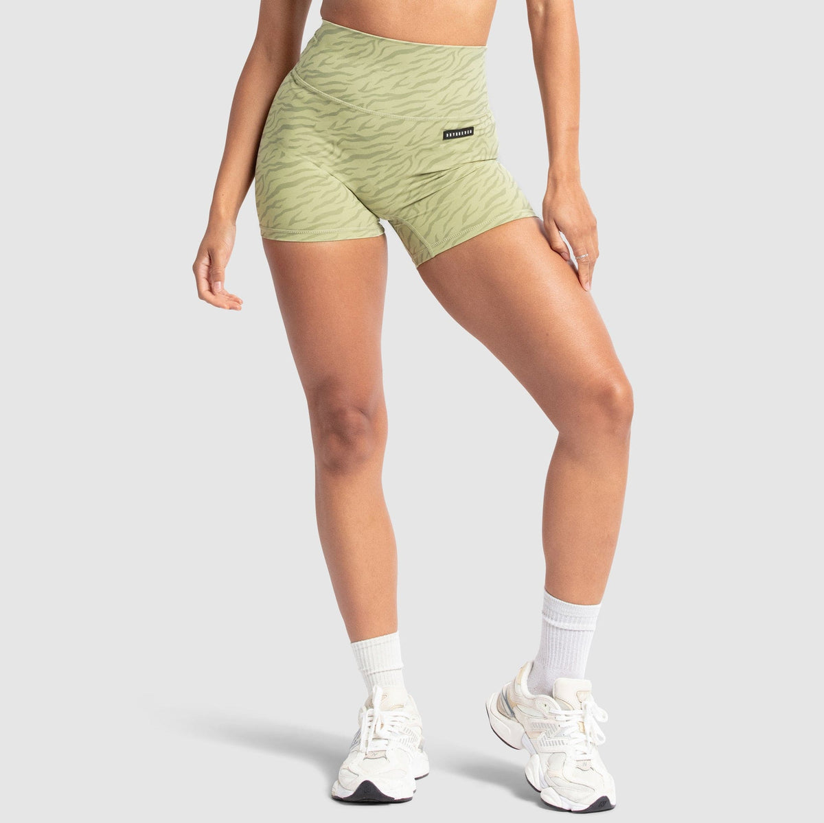 MotionSoft Shorts - Olive Zebra – DOYOUEVEN