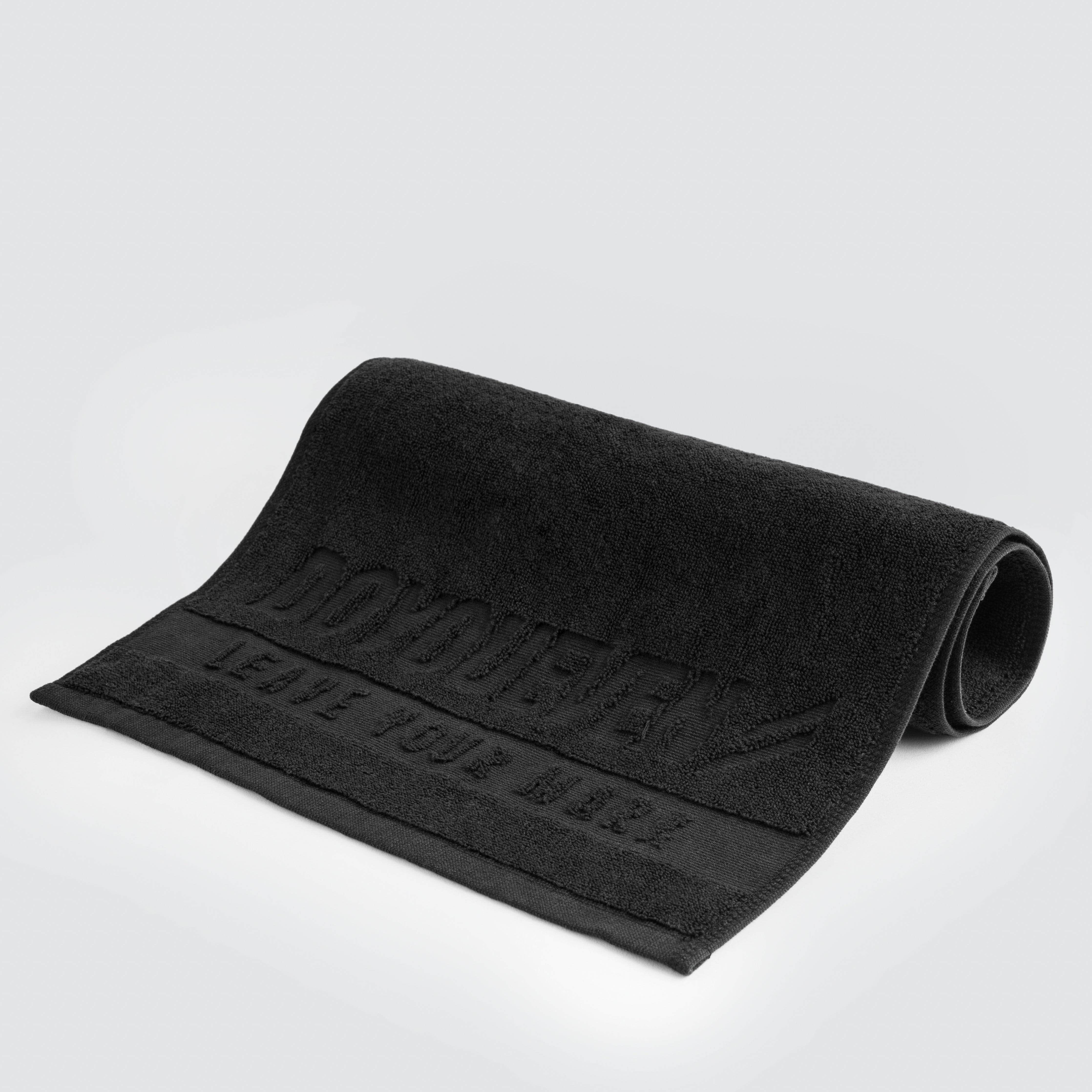 Dye Gym Towel Black Doyoueven